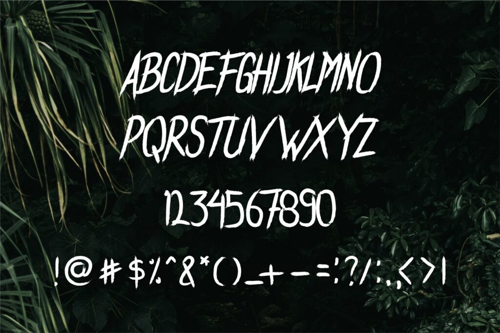 Sandekala Display Font - Perfect for Halloween and Adventure Design ...