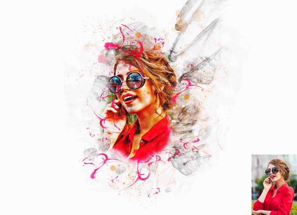 Artistic Painting Effect Photoshop Action - MasterBundles