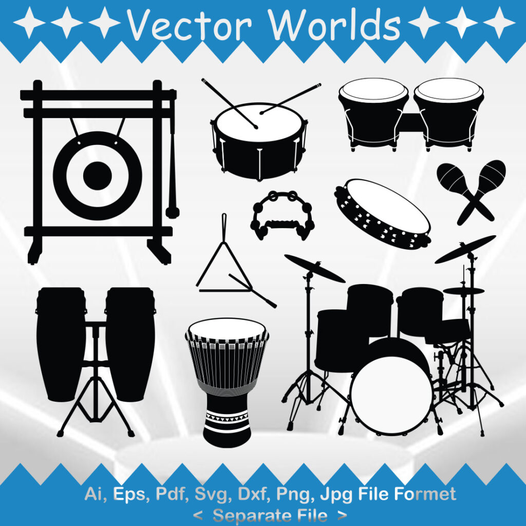 Musical Instrument SVG Vector Design. - MasterBundles