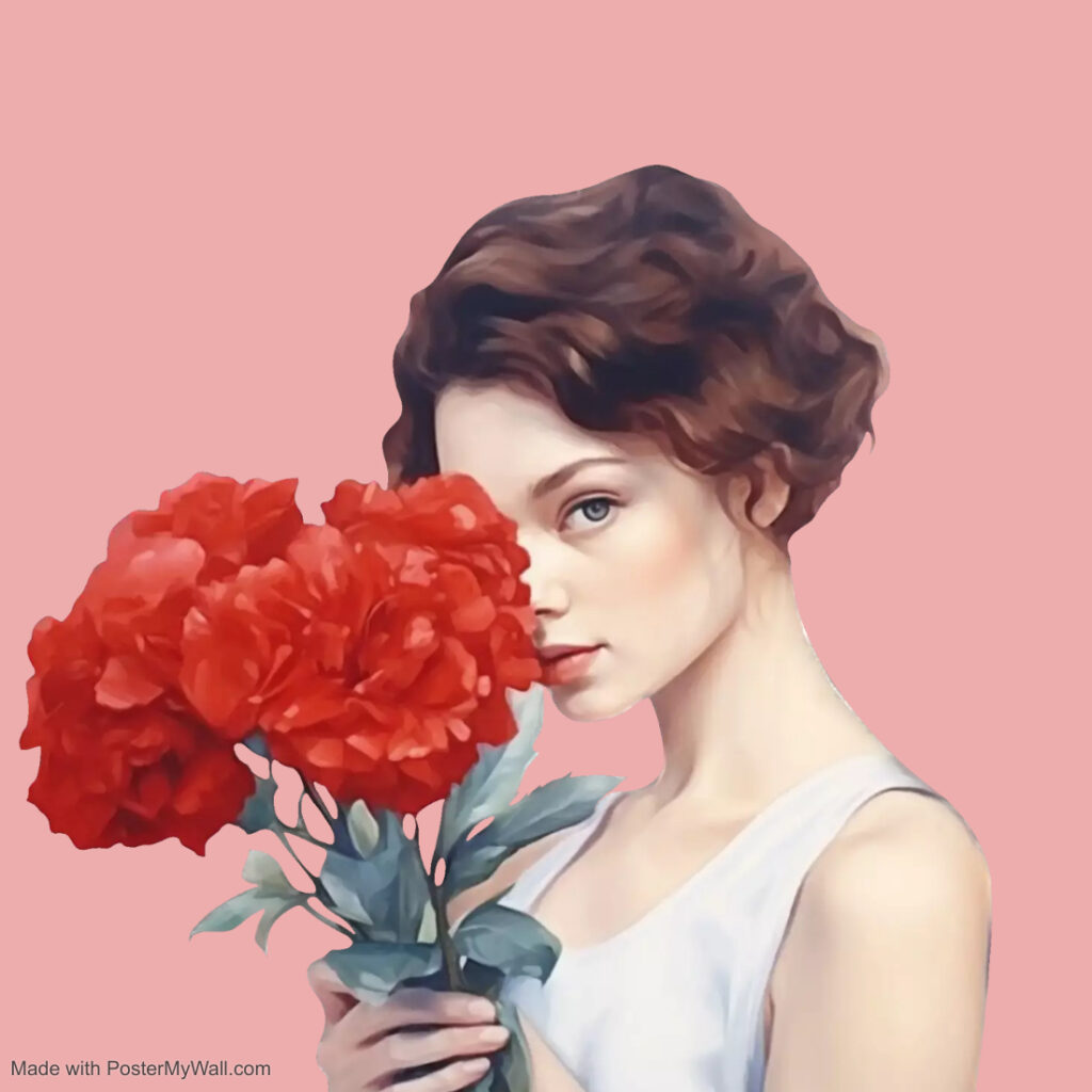 Watercolor Collection of Elegant Women with Flowers This collection ...