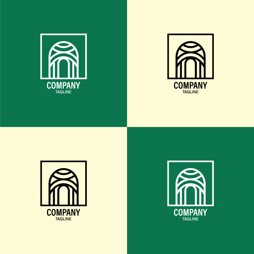 A letter logo monogram design - MasterBundles