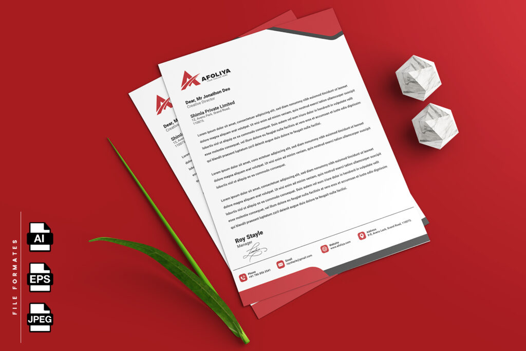 05 Creative/Modern Business Letter Head Templates Bundle – Just $20 ...