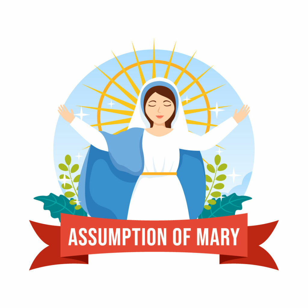 13 Assumption of Mary Illustration - MasterBundles
