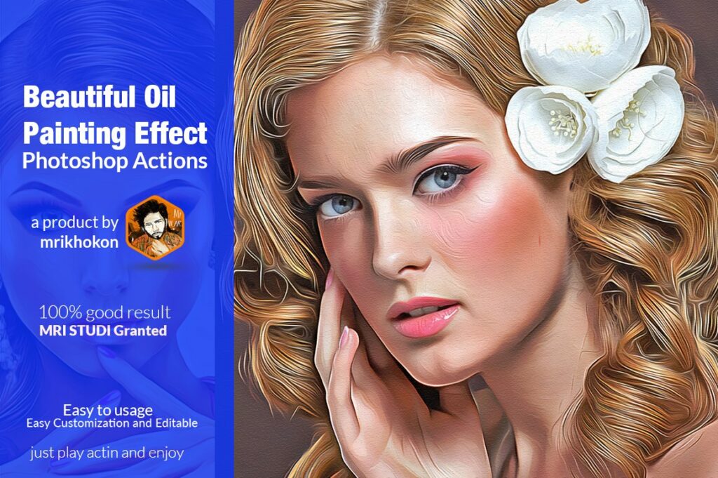 Beautiful Oil Painting Effect - MasterBundles
