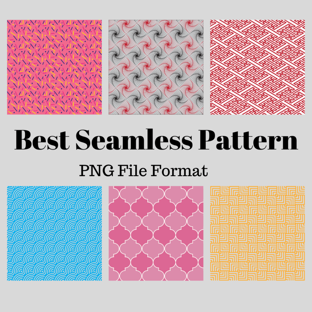 colorful seamless fun pattern - MasterBundles