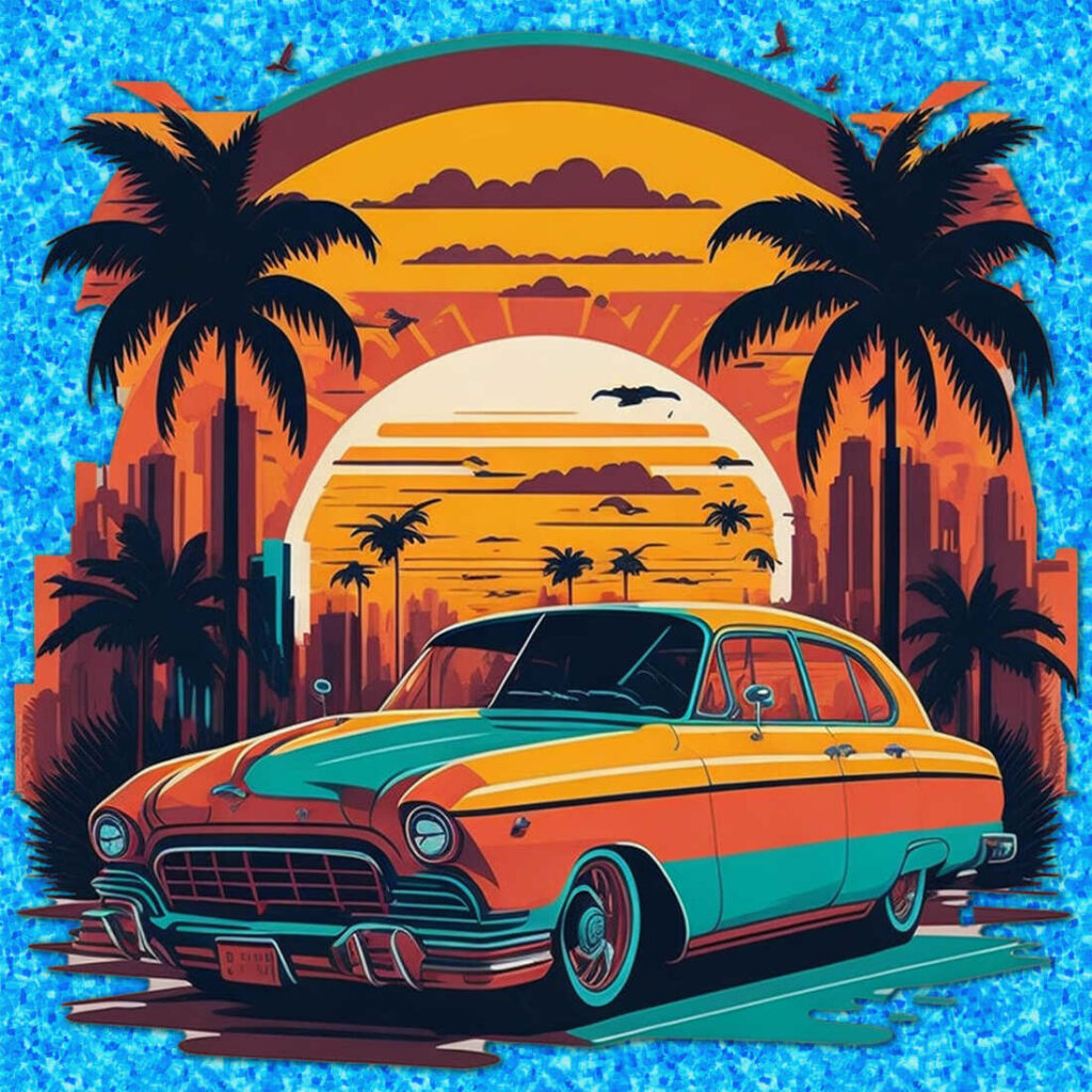 Let's sunset Drive - MasterBundles