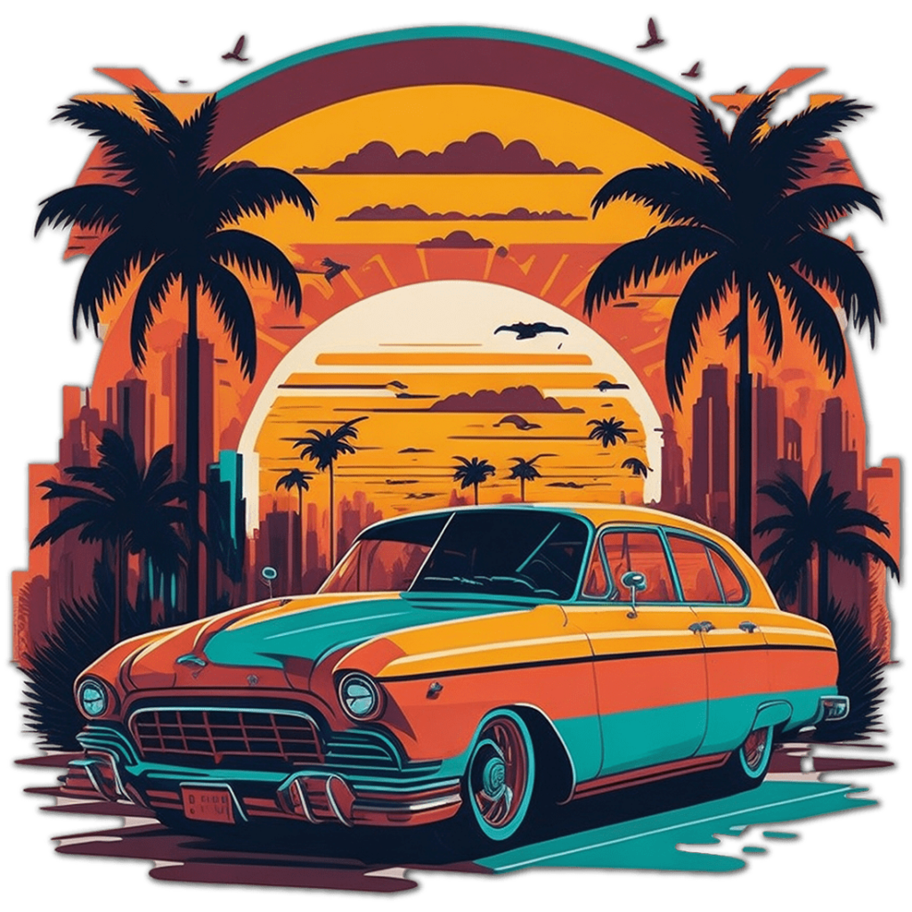 Let's sunset Drive - MasterBundles
