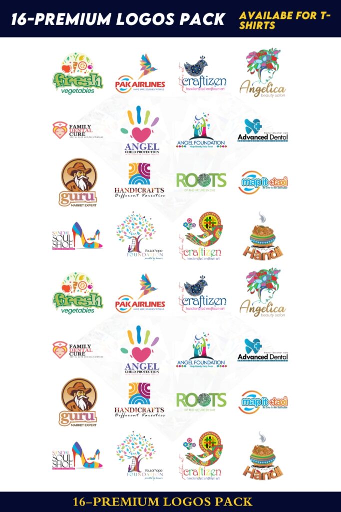 Business Premium 16- Logos Bundle - Only $29 - MasterBundles
