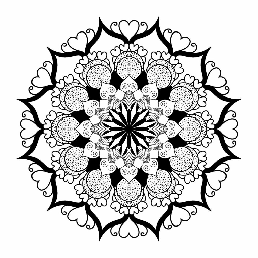 Circle Mandala Design Template SVG, Ai, EPS, PDF, JPG, PNG File ...
