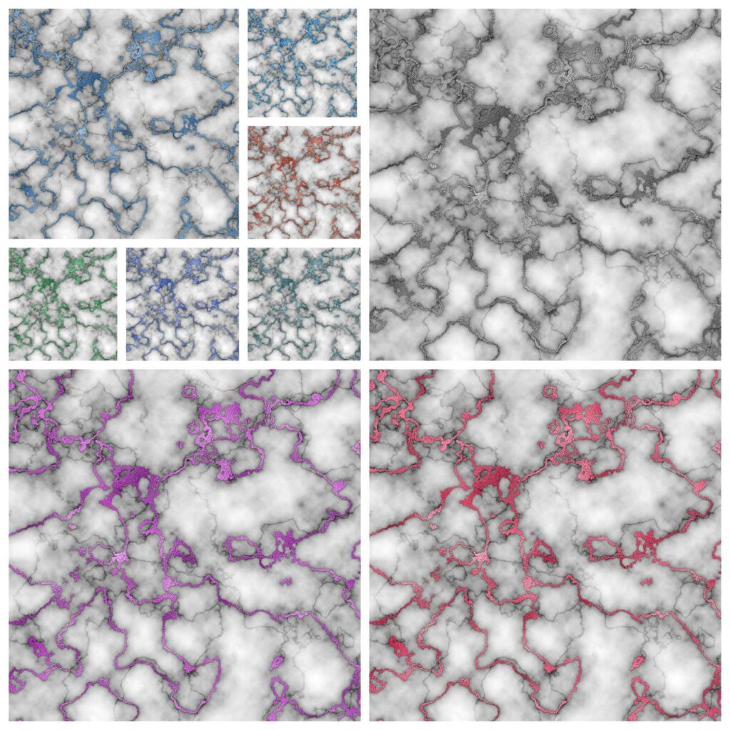 Colorful Natural Mineral Ore Infused Marble Texture Design - MasterBundles