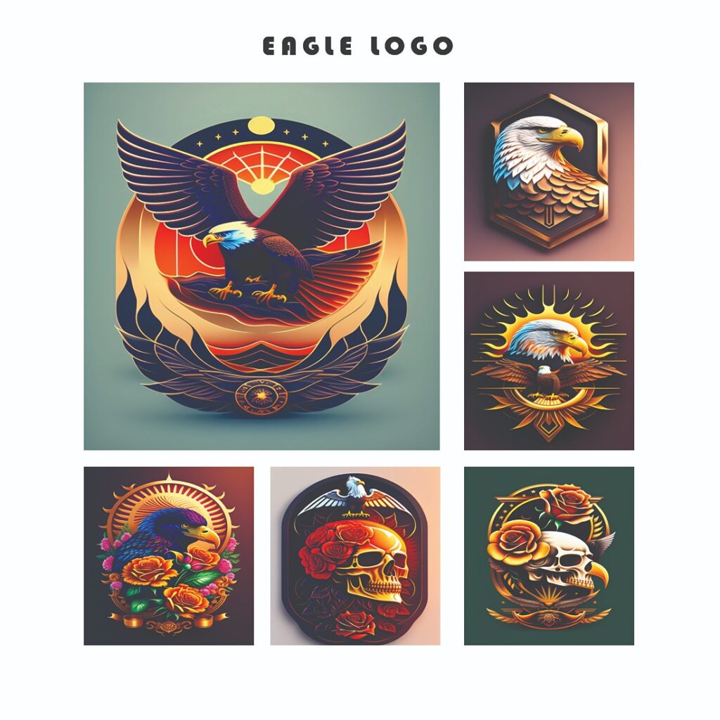 Eagle - Logo Design Template Total = 06 - MasterBundles