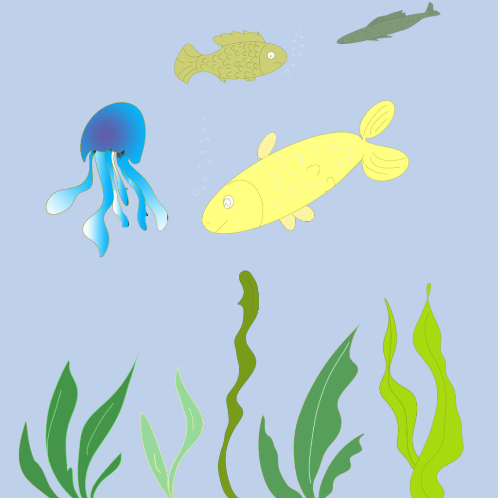 Life in the water - MasterBundles