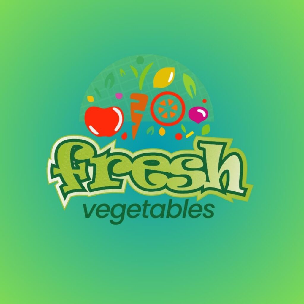 Fresh Vegetables - Logo design - Only $10 - MasterBundles