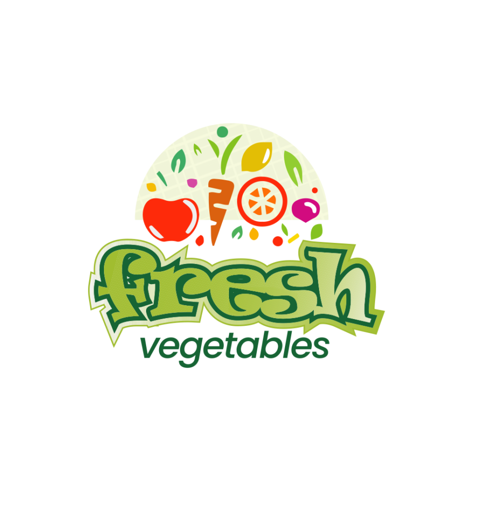 Fresh Vegetables - Logo design - Only $10 - MasterBundles