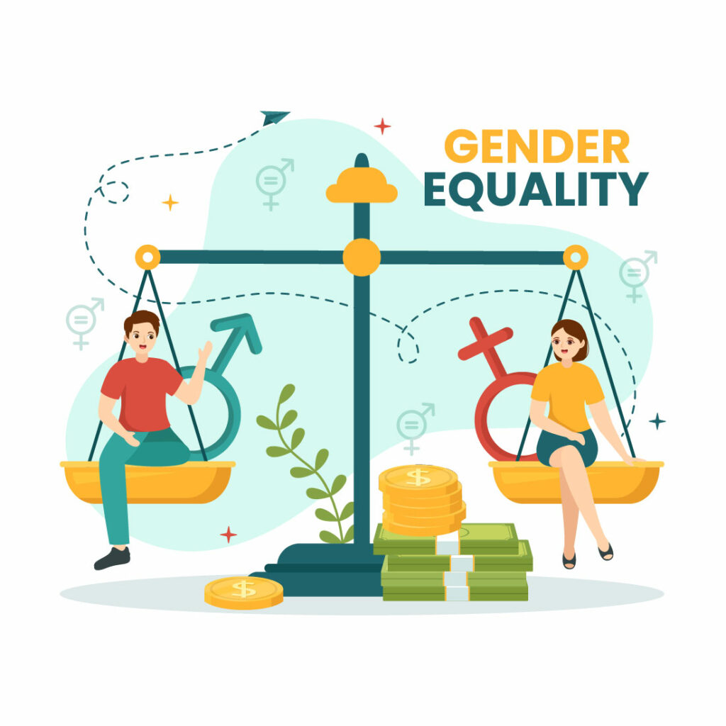 12 Gender Equality Vector Illustration - MasterBundles