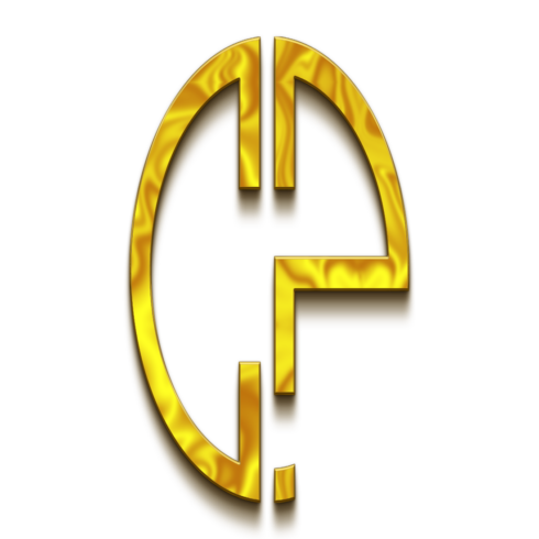 Gold Logo Mockup on wall texture - MasterBundles