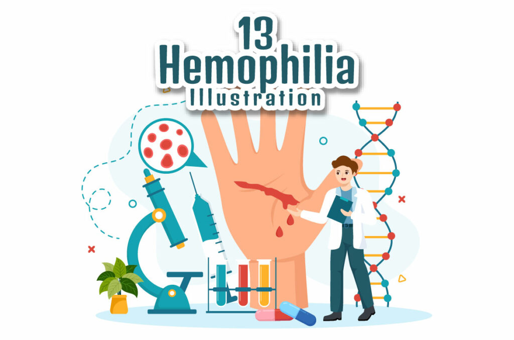 13 Hemophilia Disease Illustration - MasterBundles