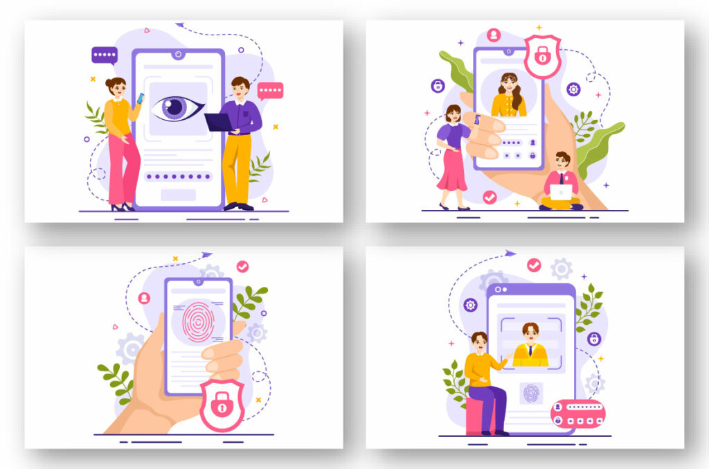 12 Identification Card Illustration - MasterBundles