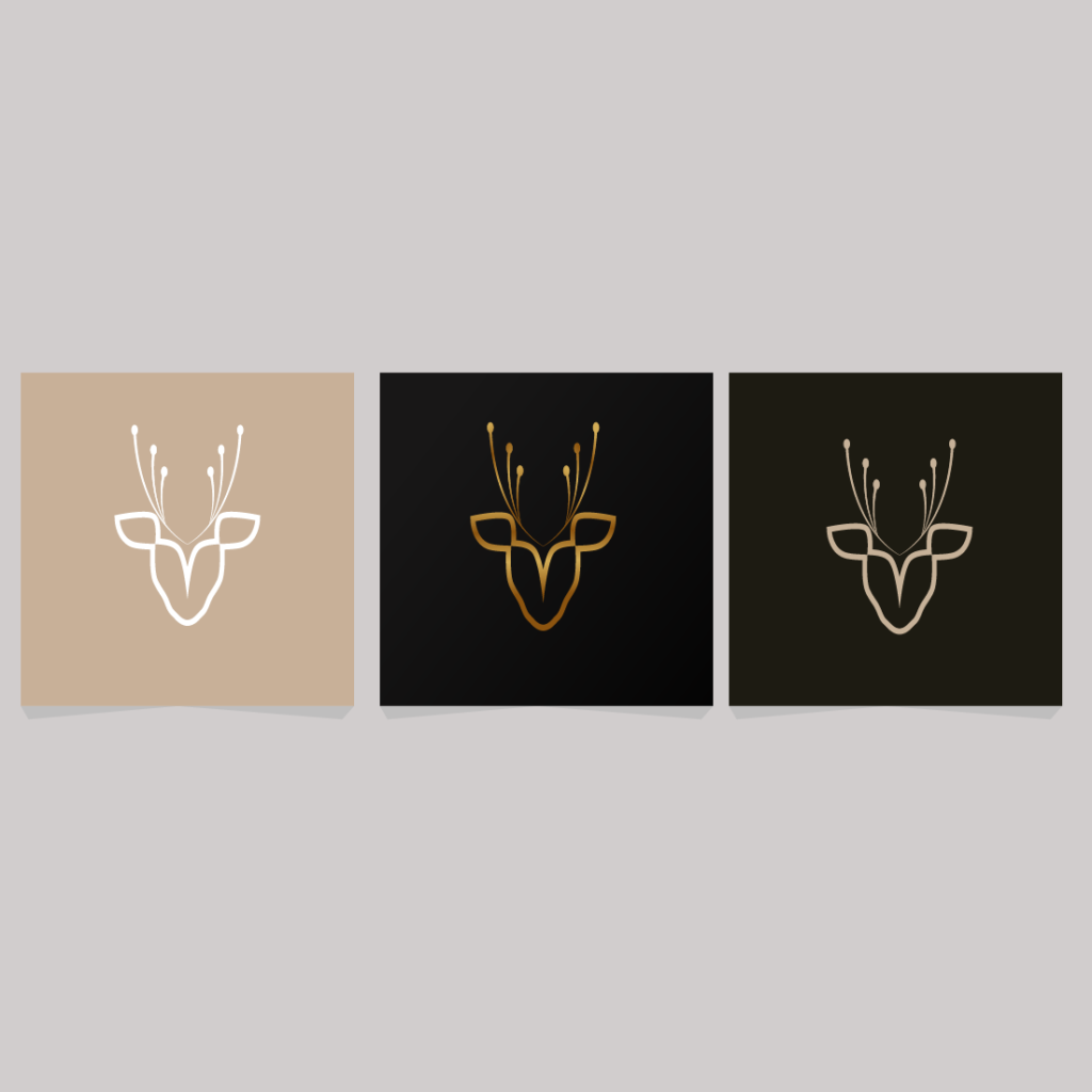 Modern logo design template, Dear line art logo - MasterBundles