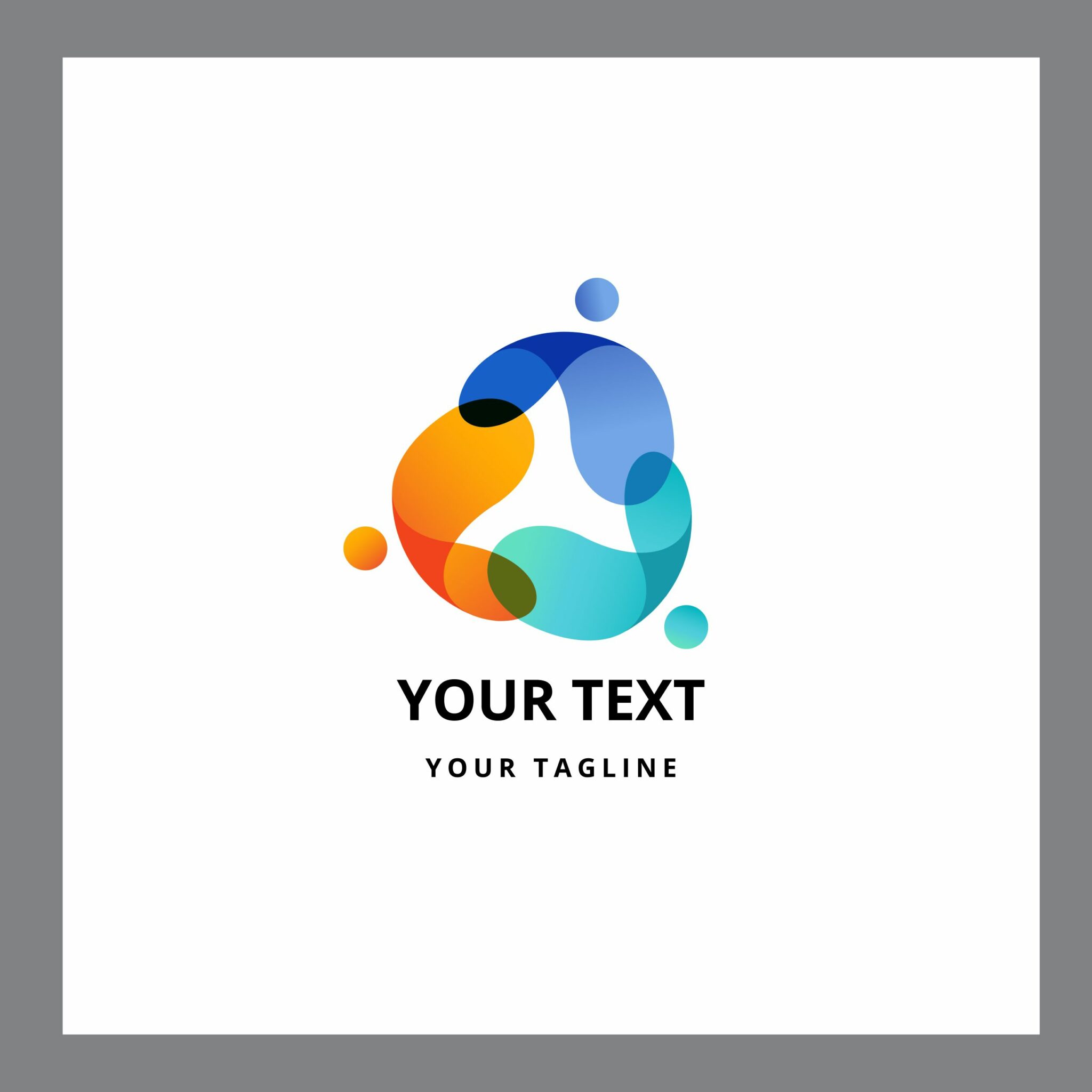 Modern Brand Identity Business Tech Logo - MasterBundles