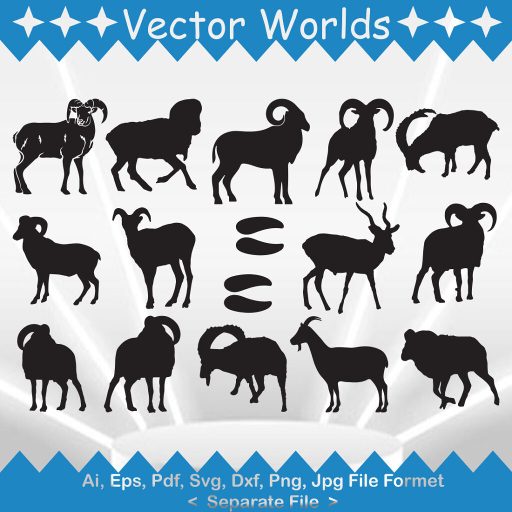 Ram SVG Vector Design. - MasterBundles