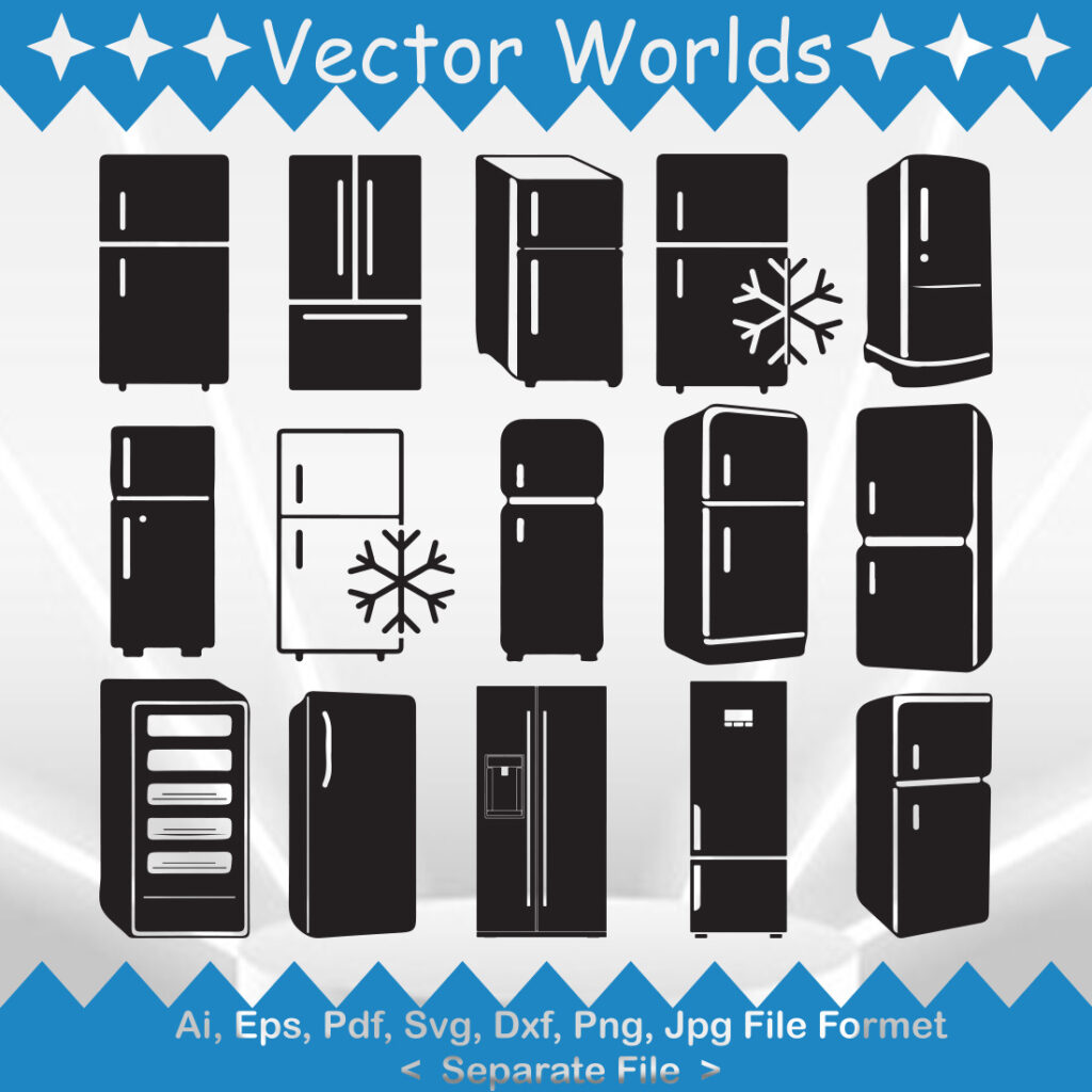 Fridge SVG Vector Design. - MasterBundles
