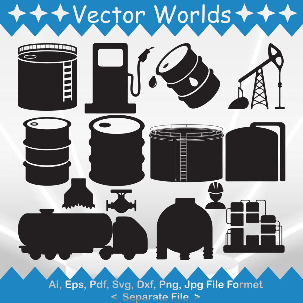 Oil Tank SVG Vector Design. - MasterBundles