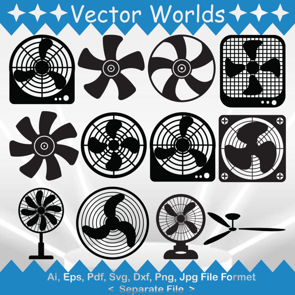 Industrial Fan SVG Vector Design. - MasterBundles