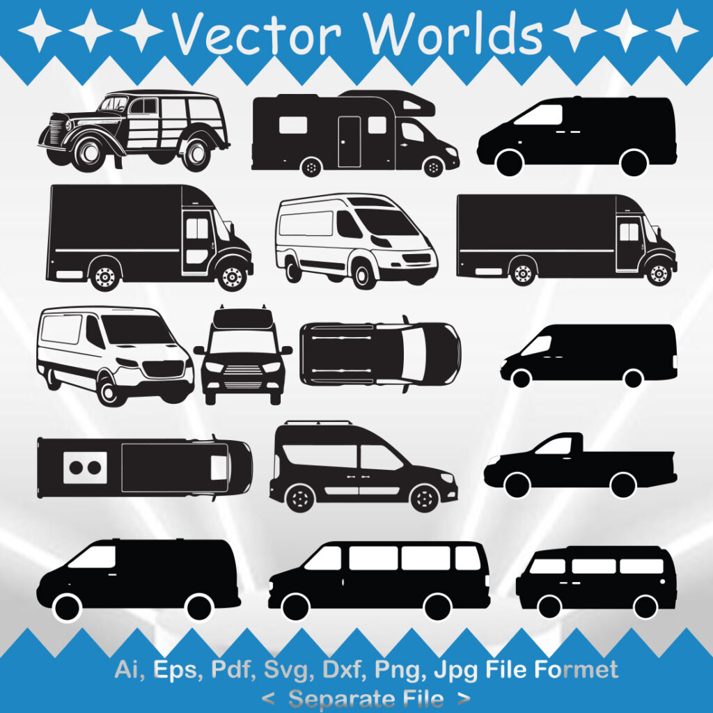 Van SVG Vector Design. - MasterBundles