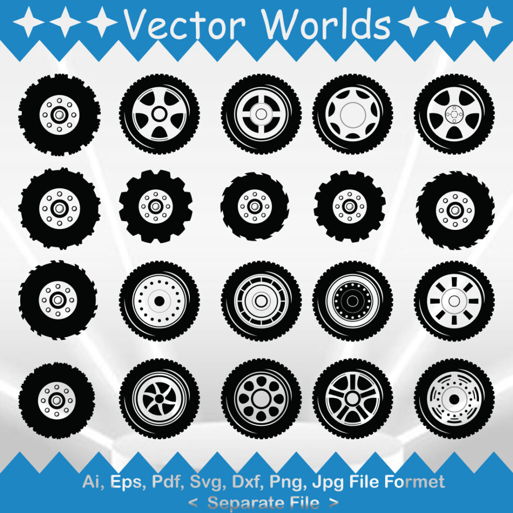 Tire SVG Vector Design. - MasterBundles