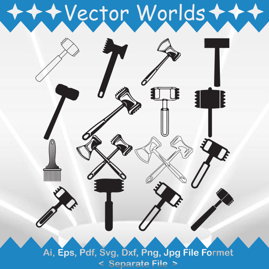 Meat Tenderizer SVG Vector Design. - MasterBundles