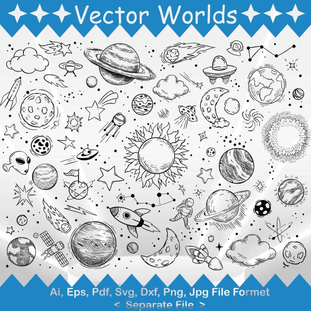 Galaxy SVG Vector Design. - MasterBundles
