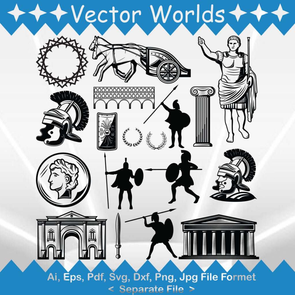Roman Empire SVG Vector Design. - MasterBundles