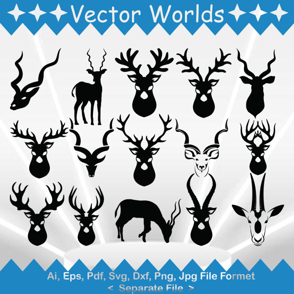 Oryx Head SVG Vector Design. - MasterBundles