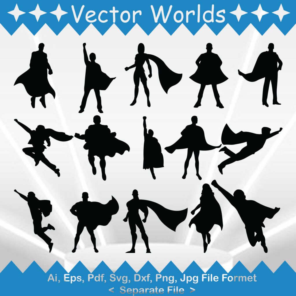 Super Hero SVG Vector Design. - MasterBundles