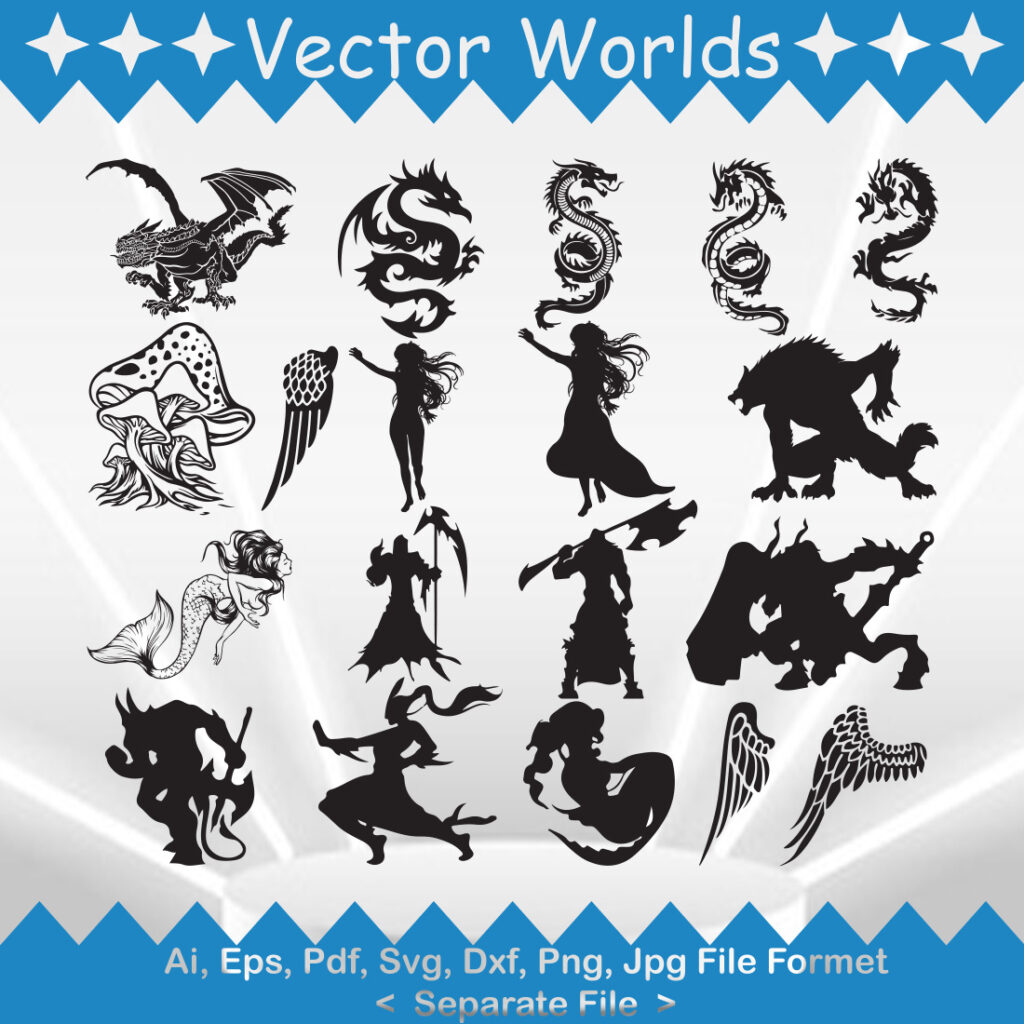Fantasy SVG Vector Design. - MasterBundles