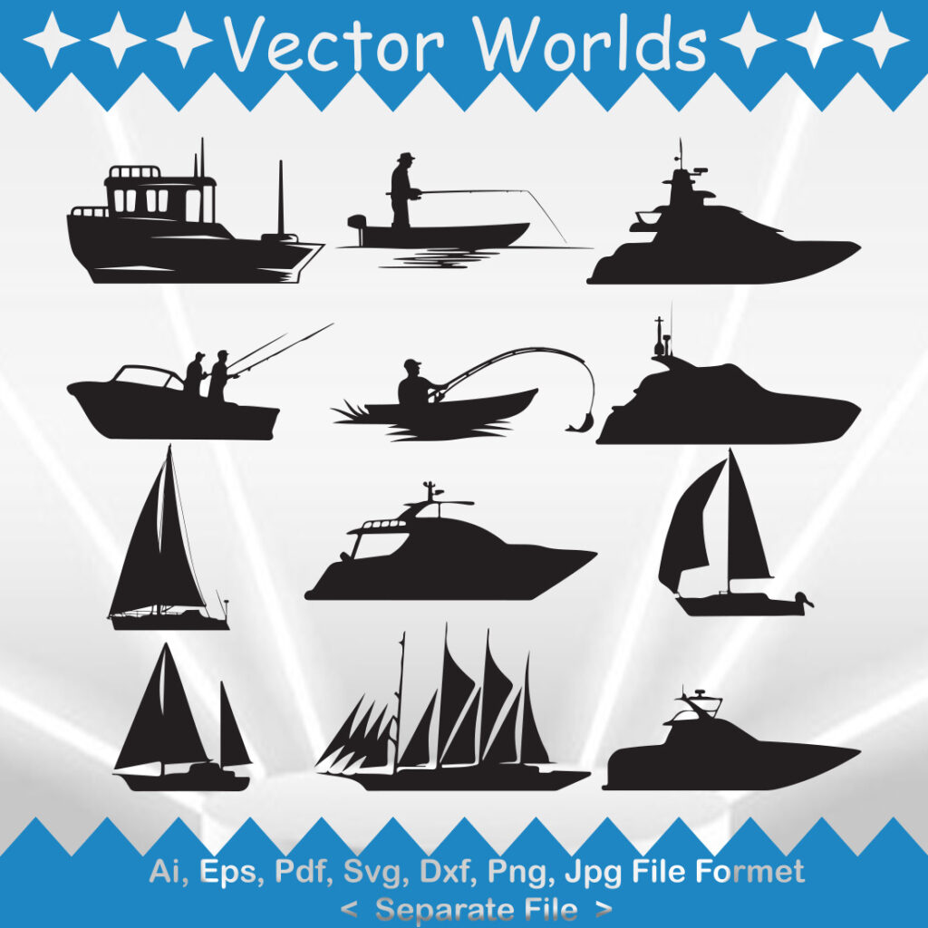 Jon Boat SVG Vector Design. - MasterBundles