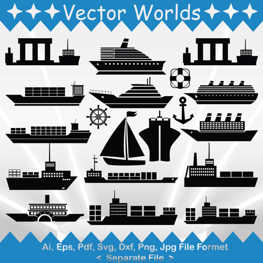 Oil Tank Ship SVG Vector Design. - MasterBundles