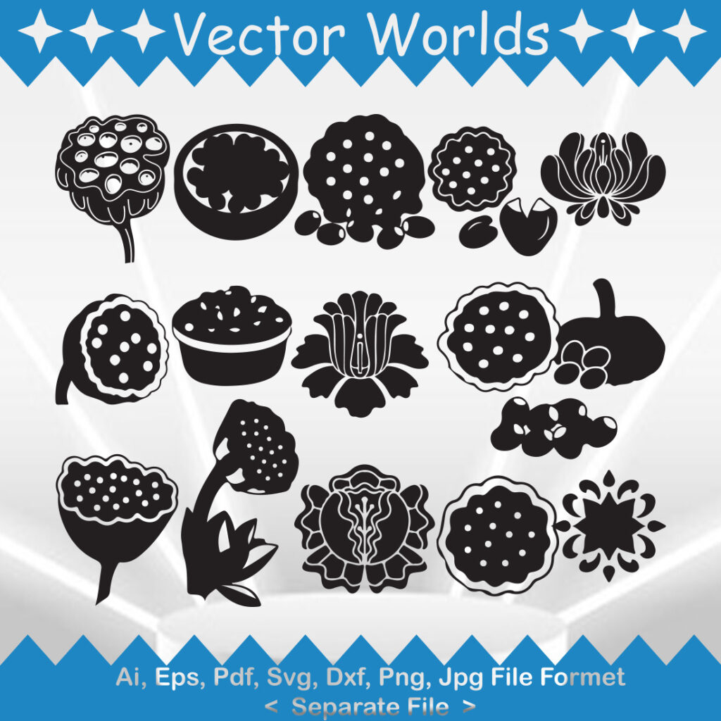 Lotus Seed SVG Vector Design. - MasterBundles
