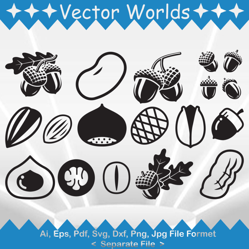 Nut SVG Vector Design. - MasterBundles