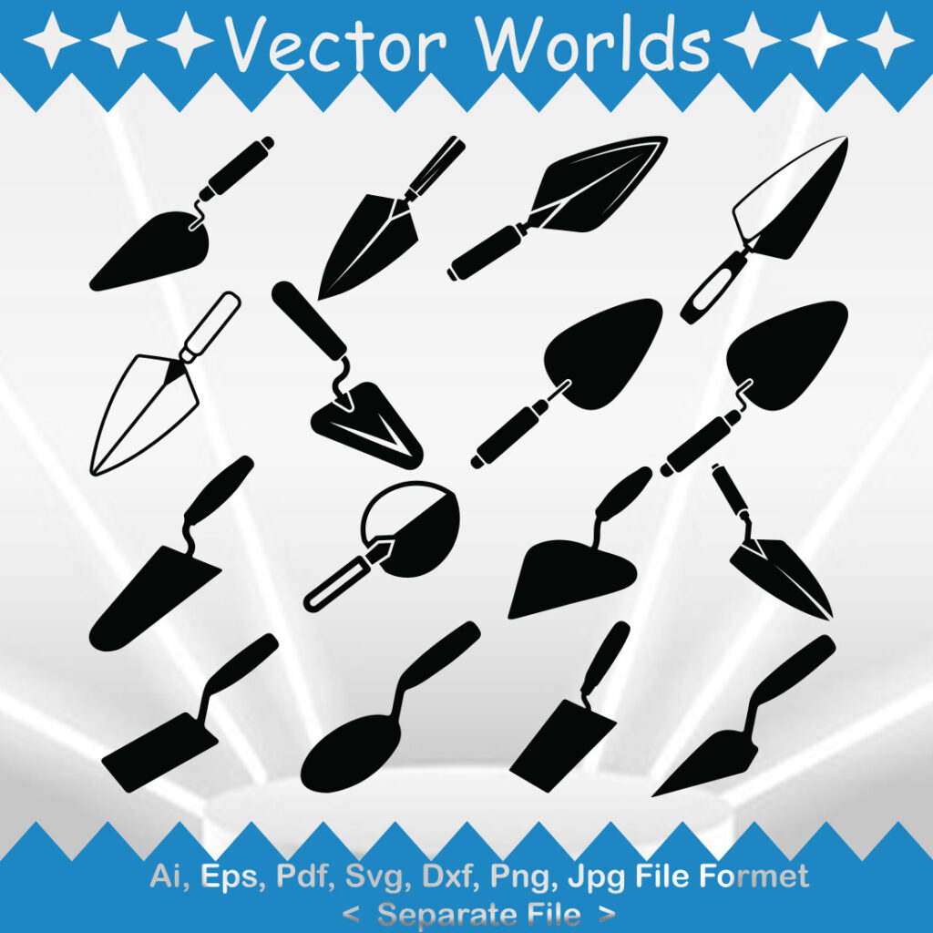 Trowel SVG Vector Design. - MasterBundles