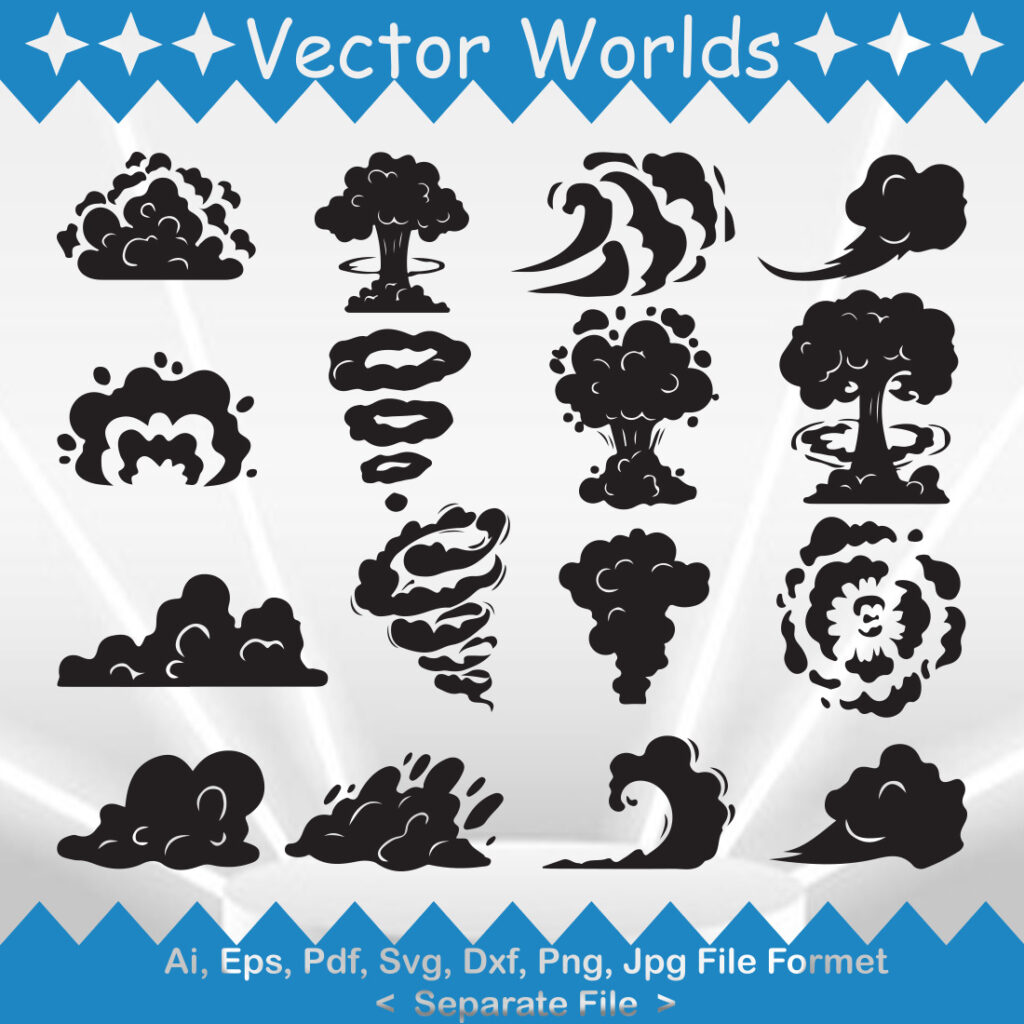 Explosion SVG Vector Design. - MasterBundles