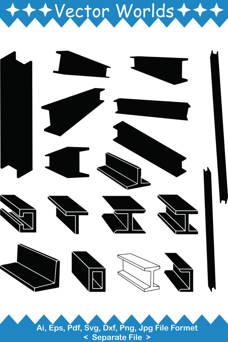 Steel Beam SVG Vector Design. - MasterBundles