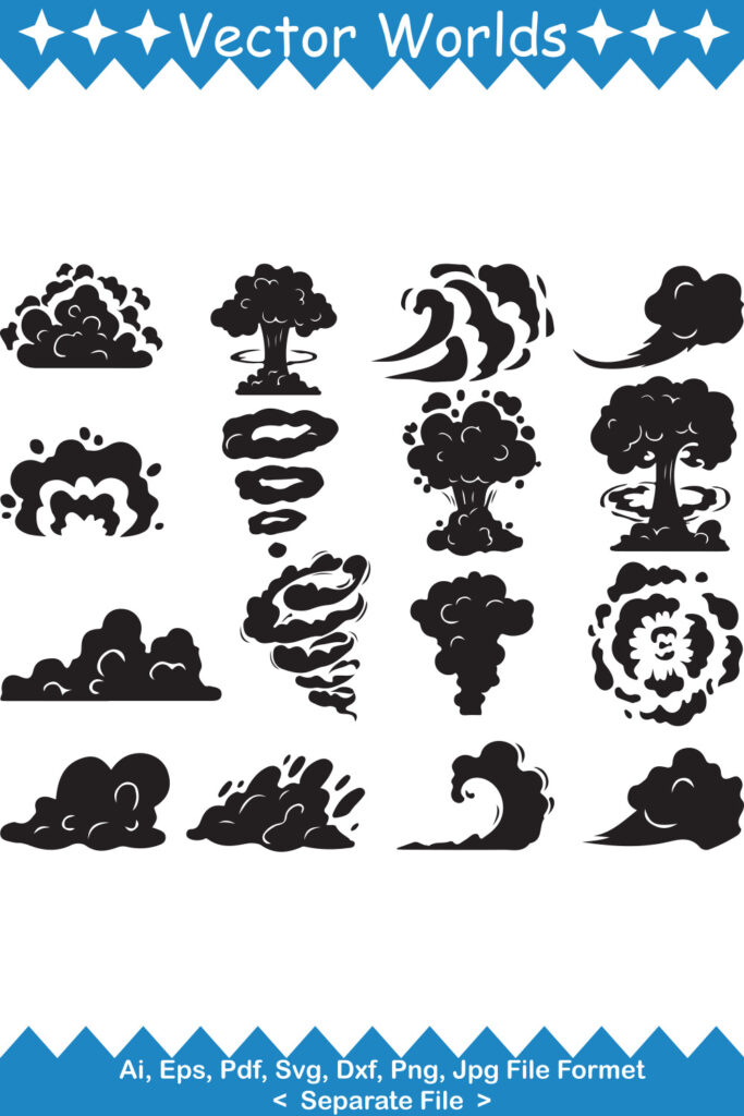 Explosion SVG Vector Design. - MasterBundles