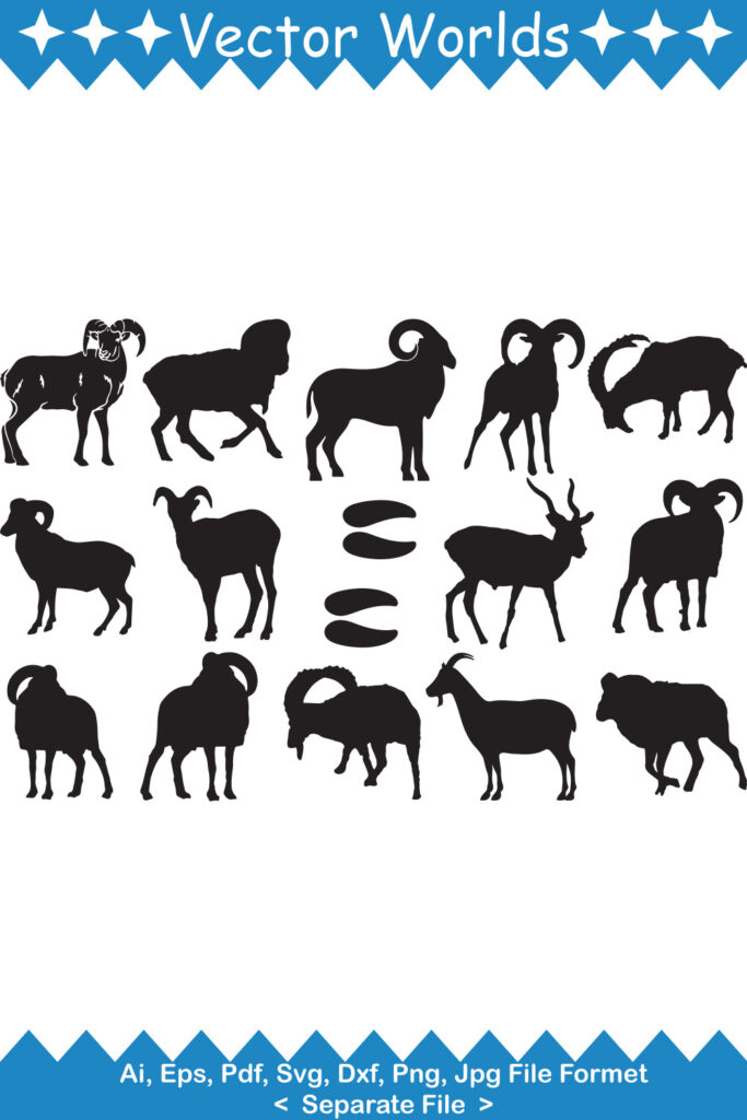 Ram SVG Vector Design. - MasterBundles