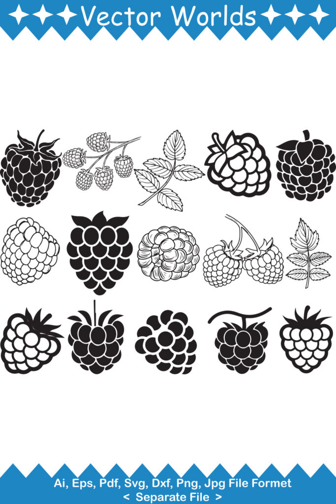 Raspberry SVG Vector Design. - MasterBundles