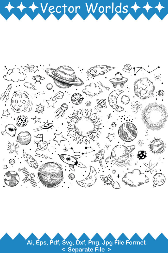 Galaxy SVG Vector Design. - MasterBundles