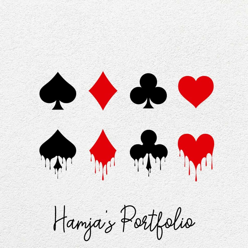 Playing Cards Symbols Vector Bundle Svg - MasterBundles