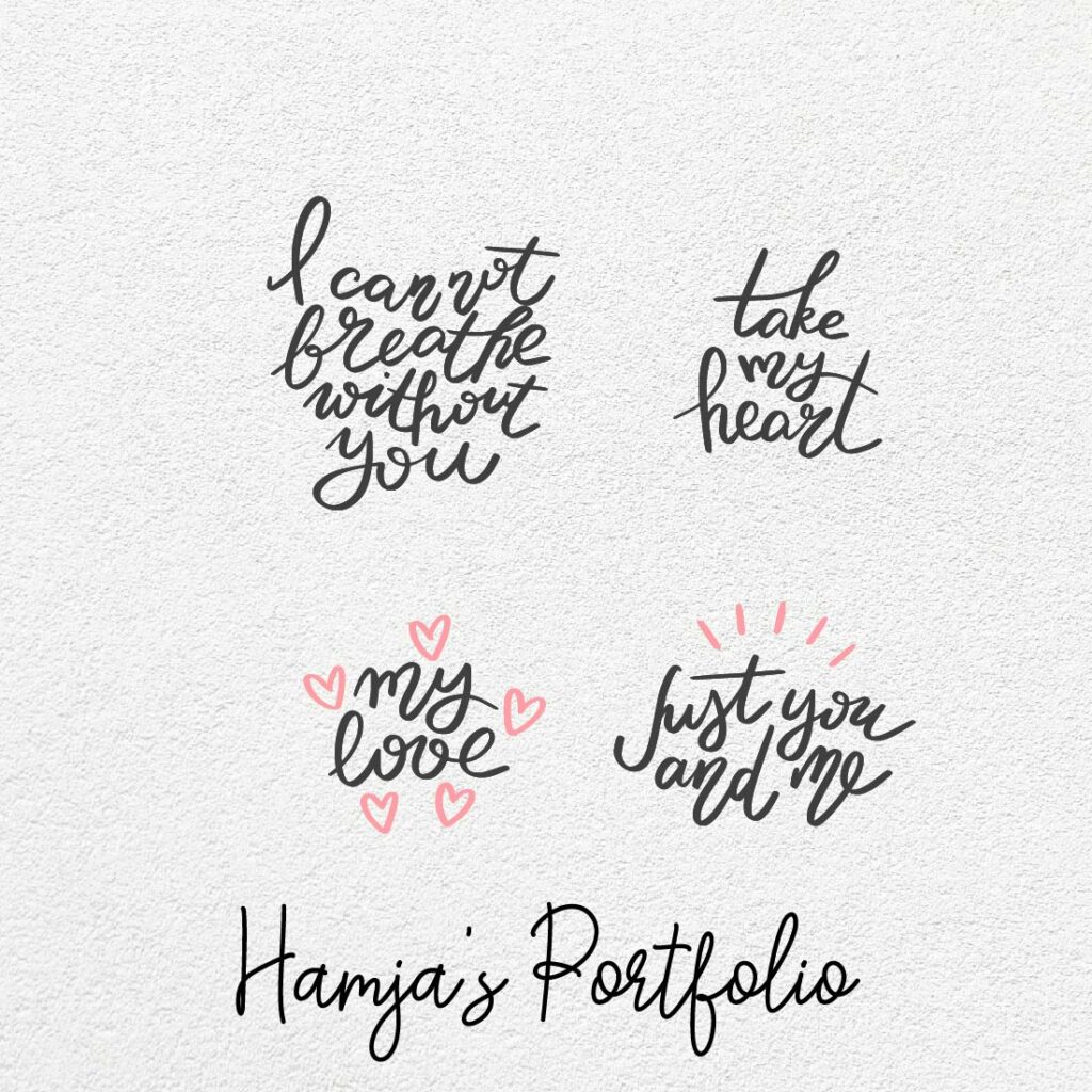 Love Typography Vector Bundle Svg – MasterBundles