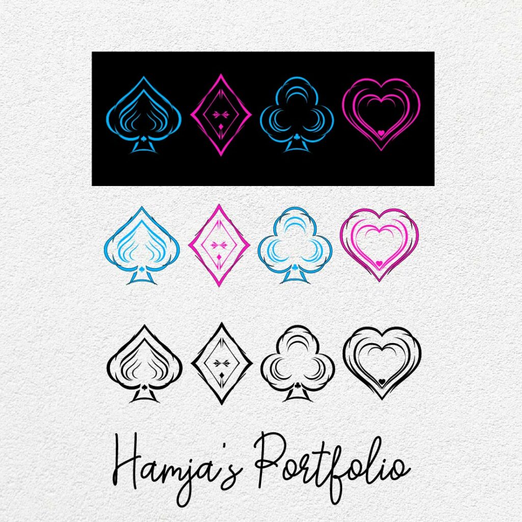Playing Card Vector Bundle Svg - MasterBundles